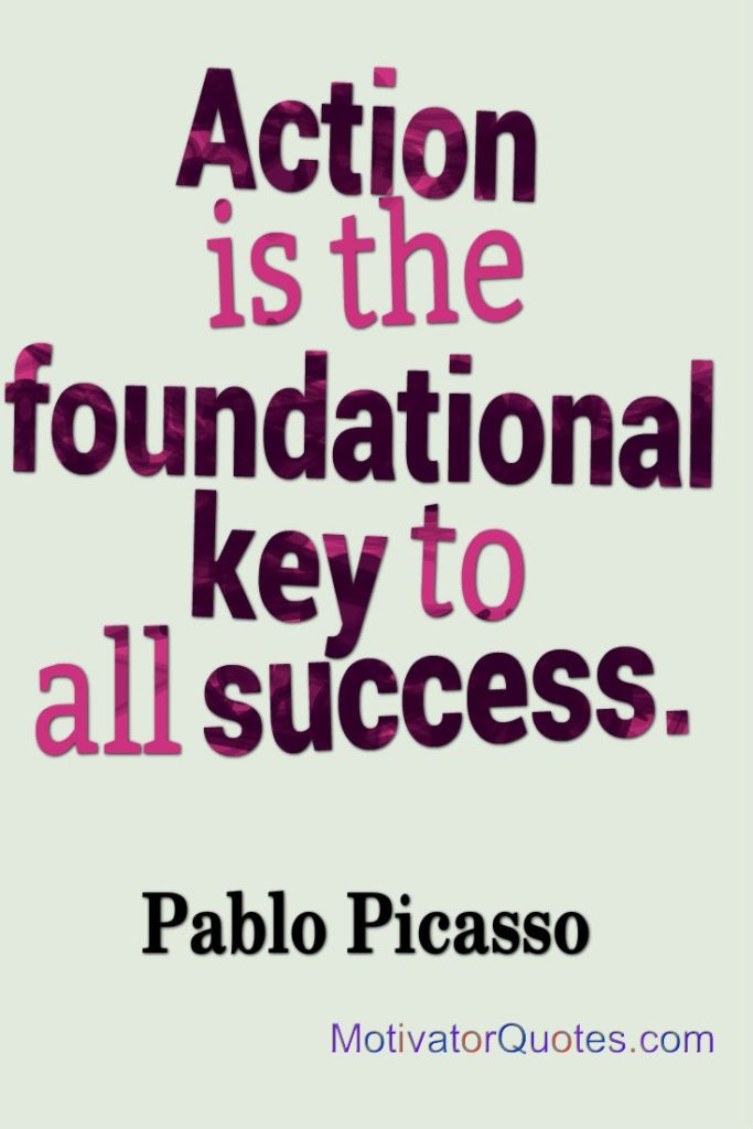 Action is the...[Motivate for Success] - Motivator Quotes